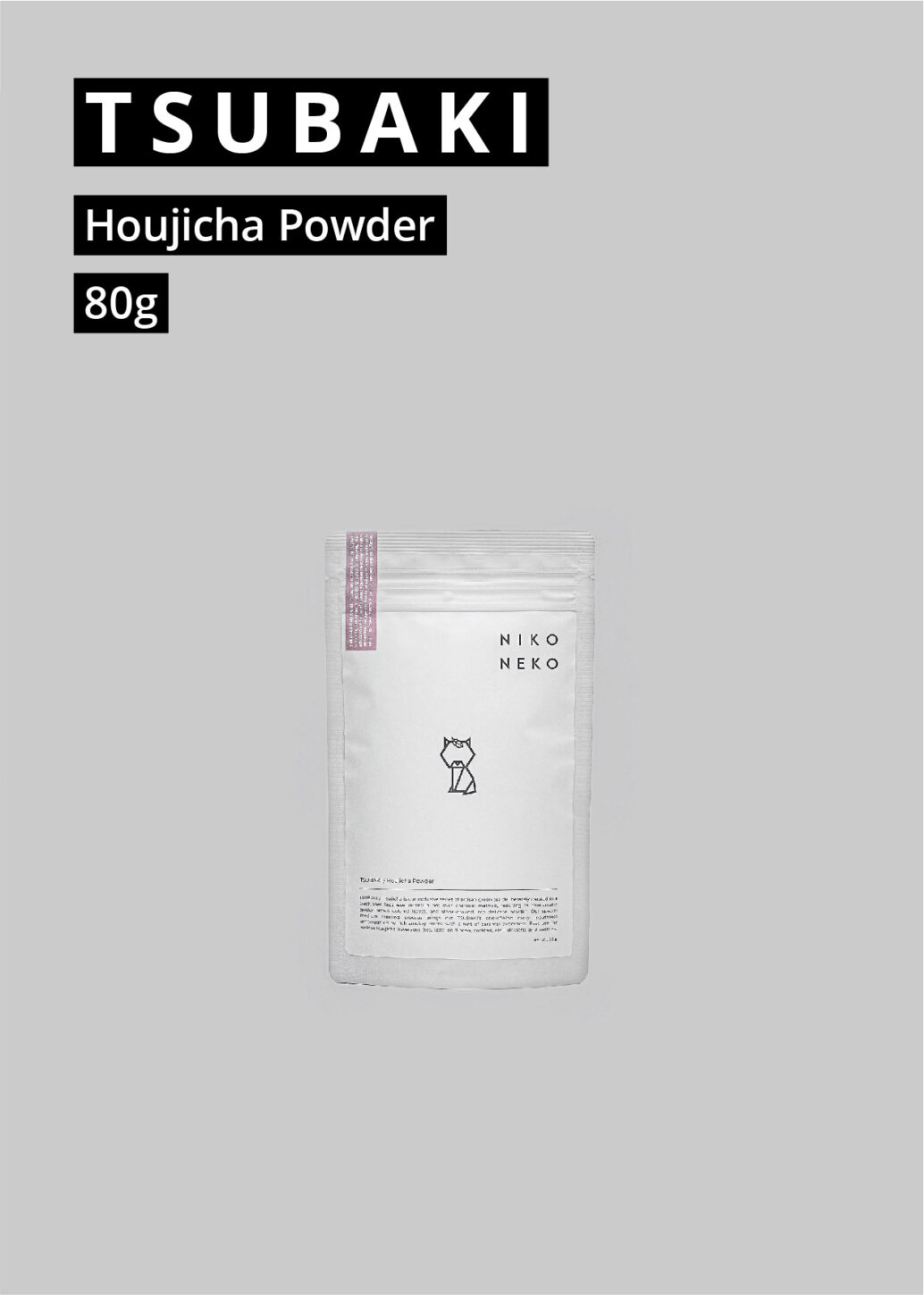 TSUBAKI / Houjicha Powder | Niko Neko Matcha