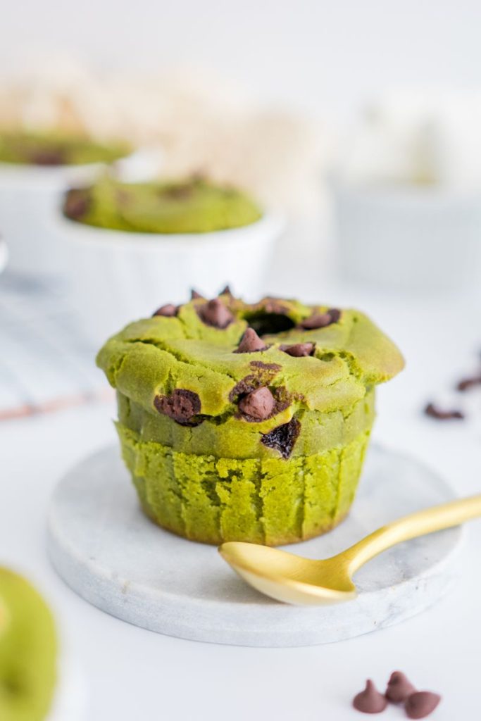 MATCHA GLUTINOUS RICE MUFFIN - Niko Neko Matcha
