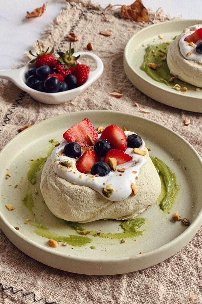 Mini Matcha Pavlovas | Niko Neko Matcha