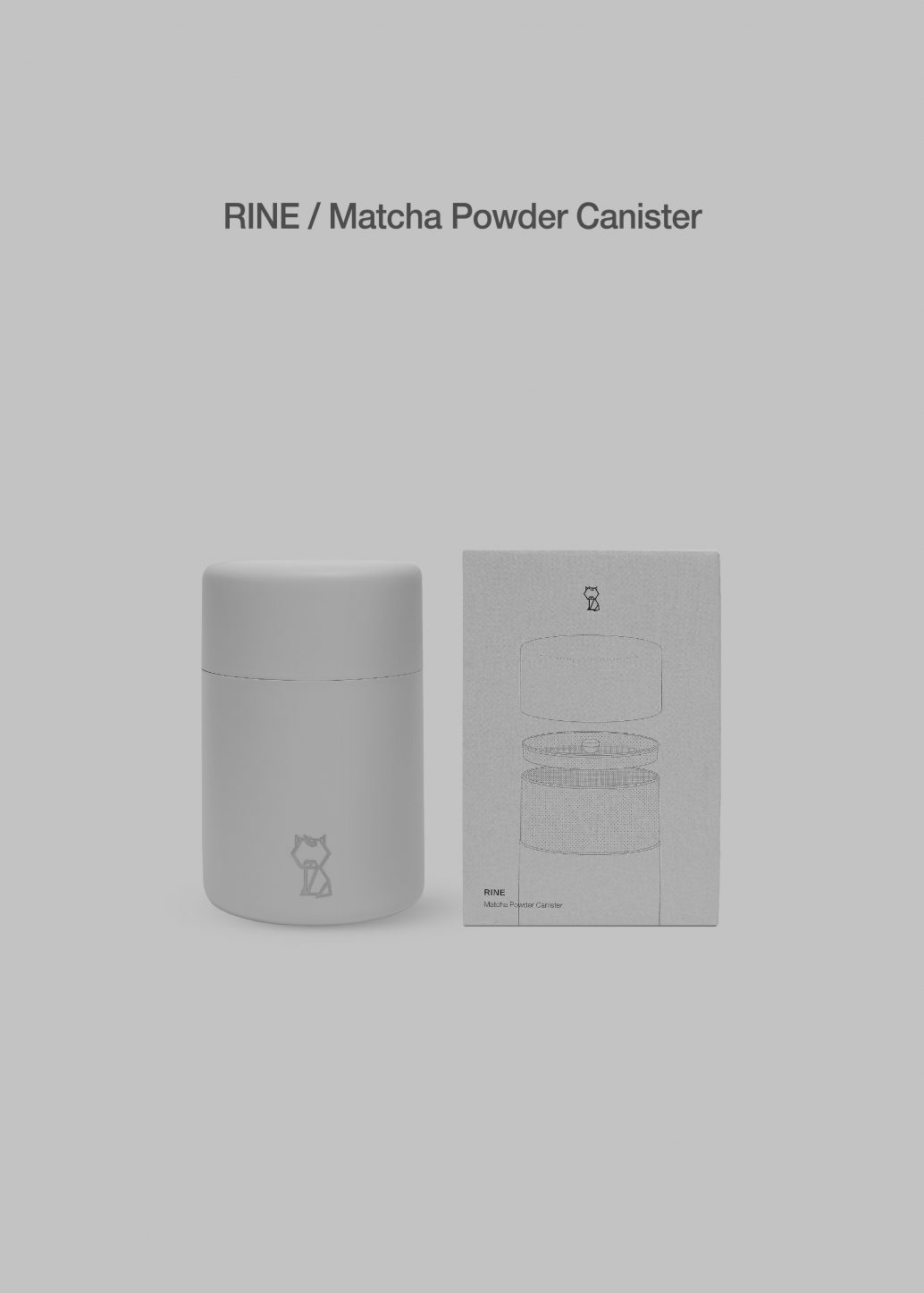 RINE / Matcha Powder Canister - Niko Neko Matcha