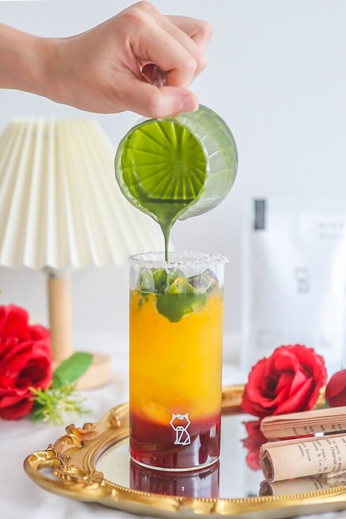 Matcha Orange Hibiscus Tea | Niko Neko Matcha